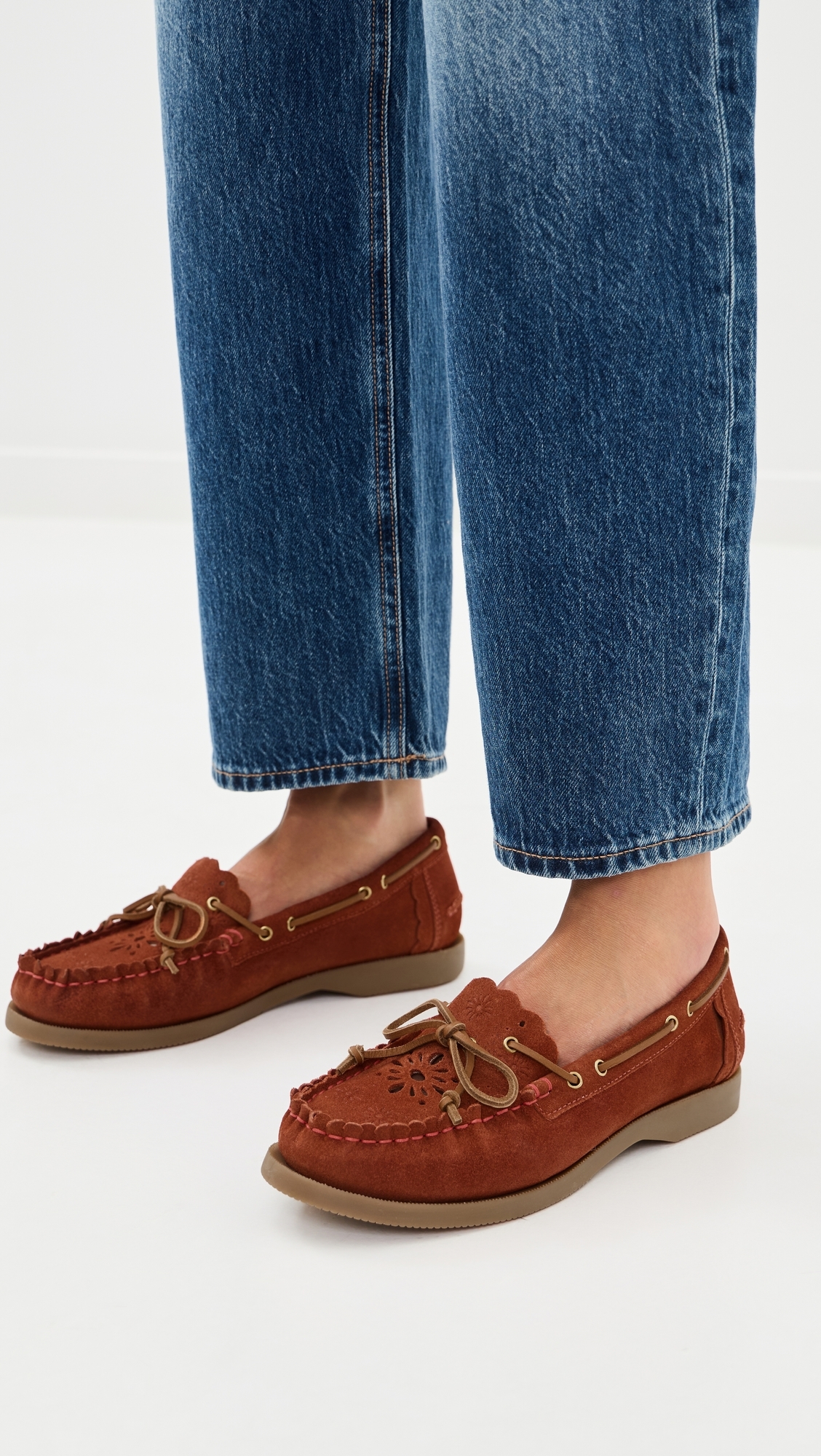 FREE PEOPLE Free People Lagoon Cut Out Boat Shoes